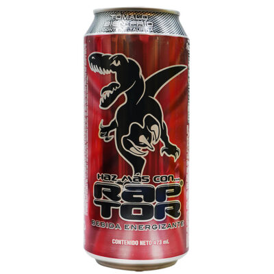 Raptor bebida de energia 600ml - Cremi Mex